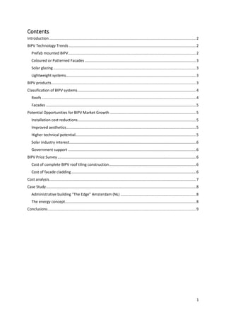 Building Integrated Photovoltaics Systems | PDF