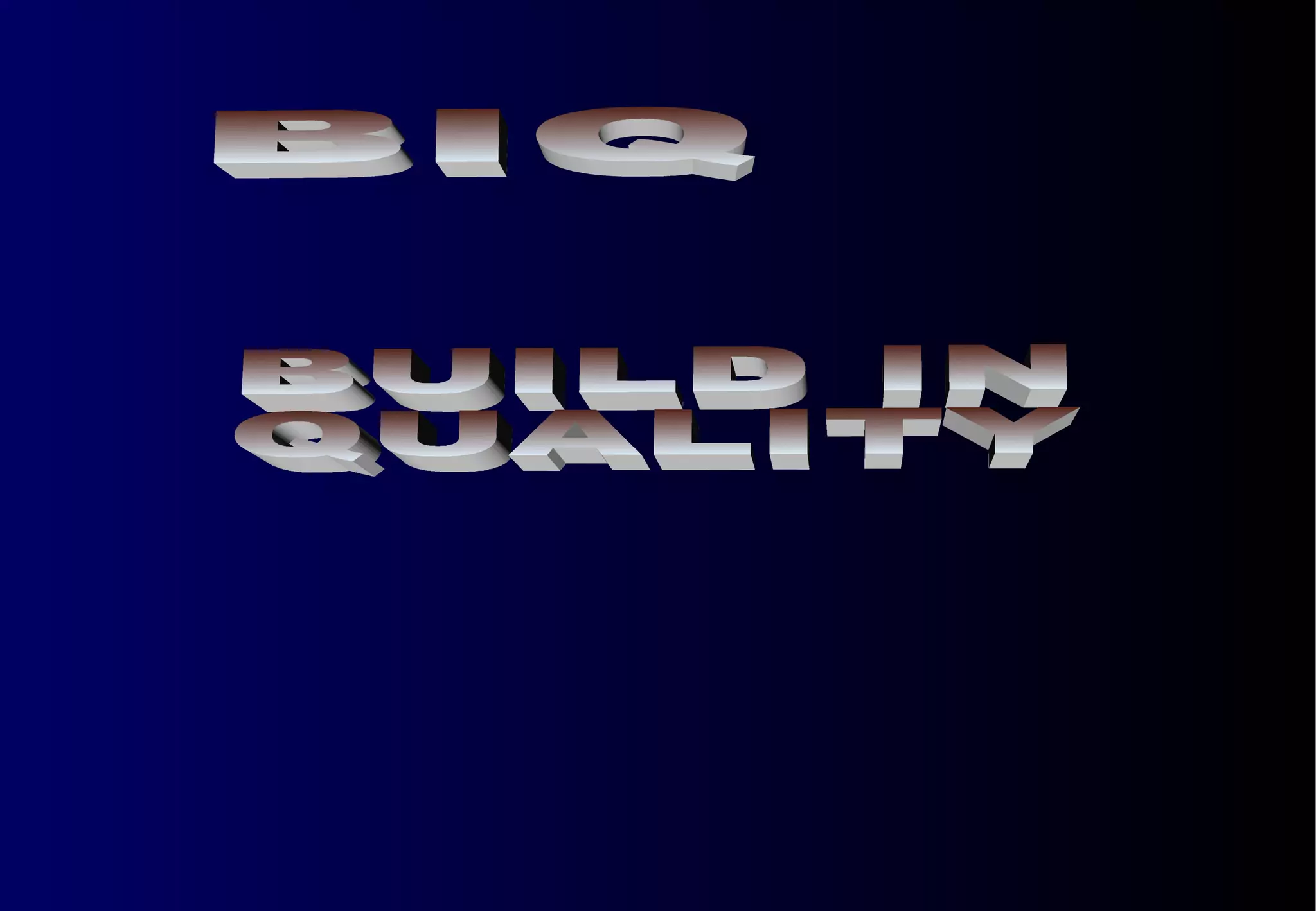 Biq built in quality | PPT
