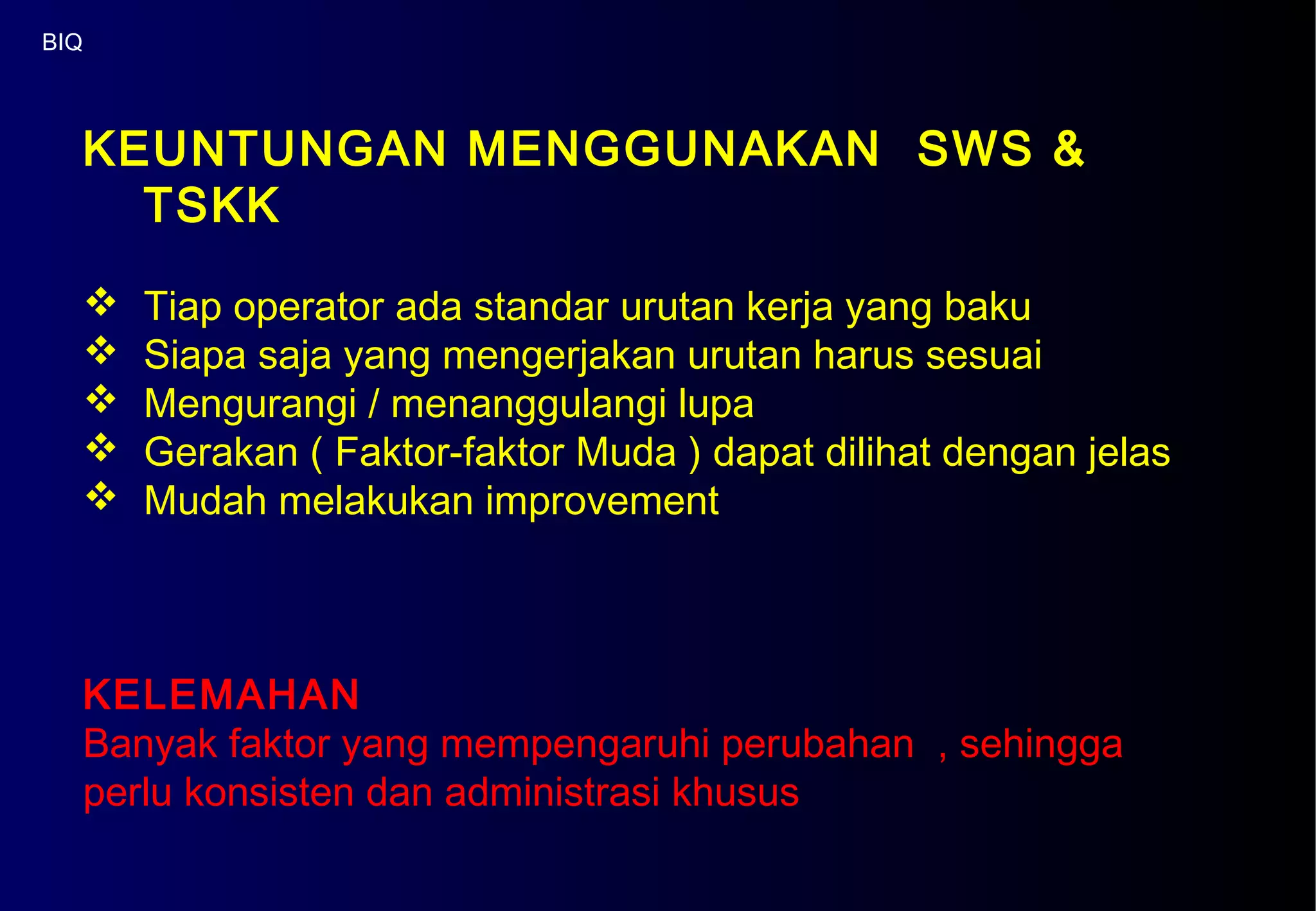 Biq built in quality | PPT