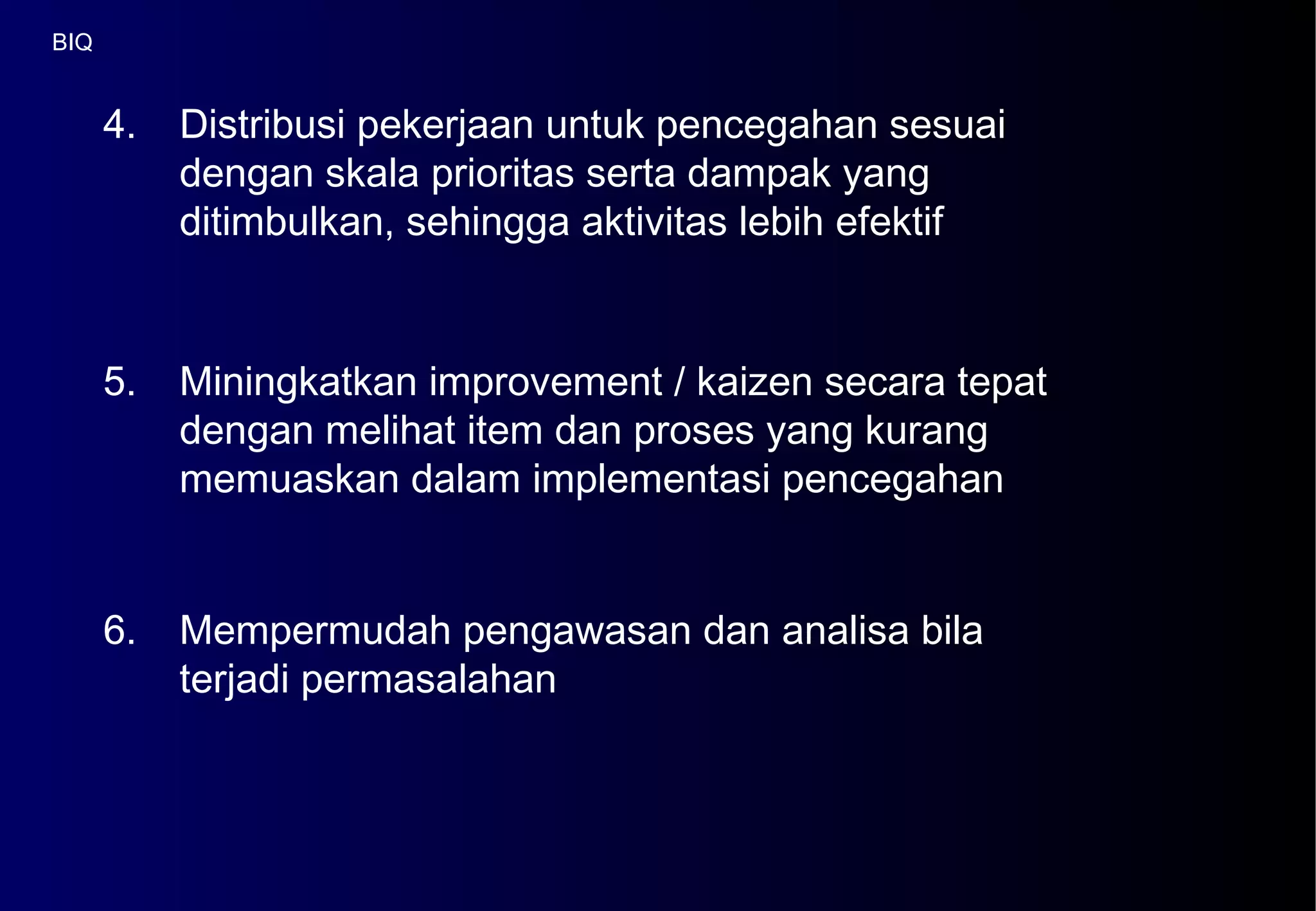 Biq built in quality | PPT