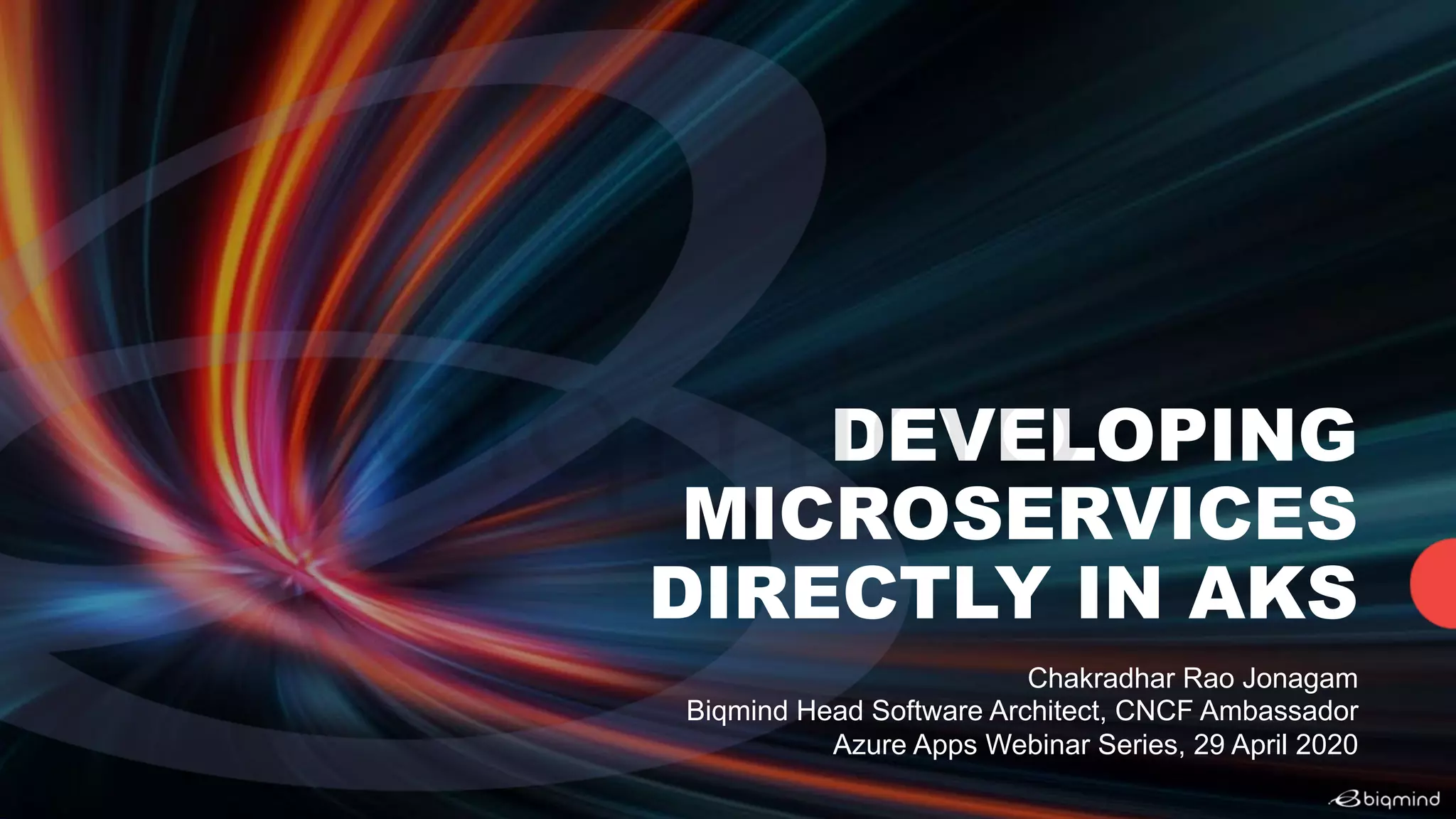 Developing Microservices Directly in AKS/Kubernetes | PDF