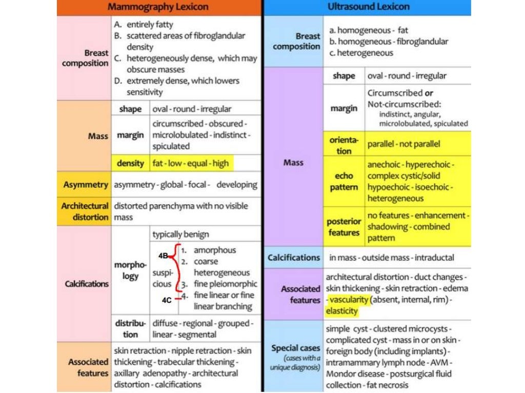 BIRADS, Breast Ultrasound, mamography