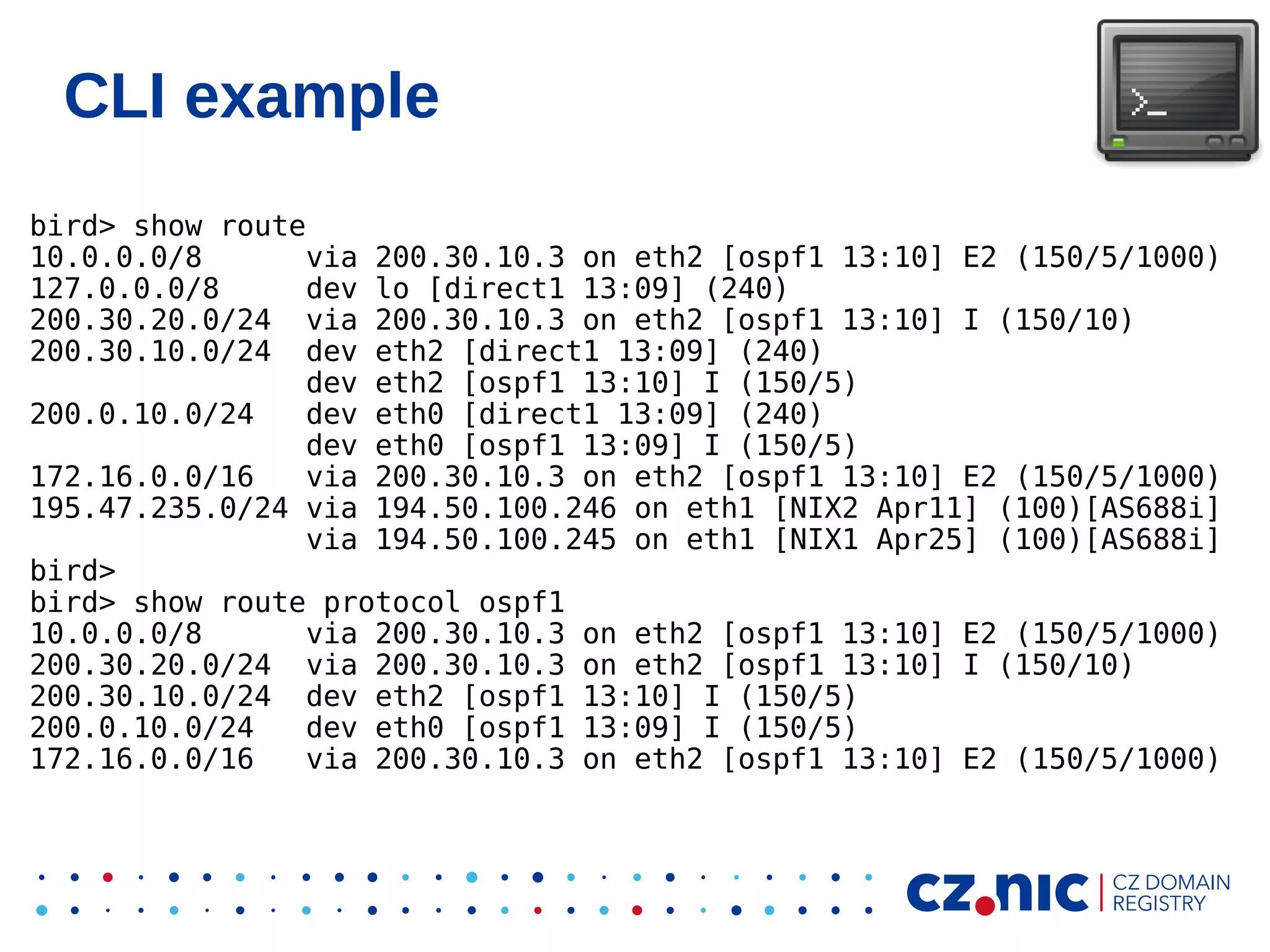 BIRD Routing Daemon | PDF