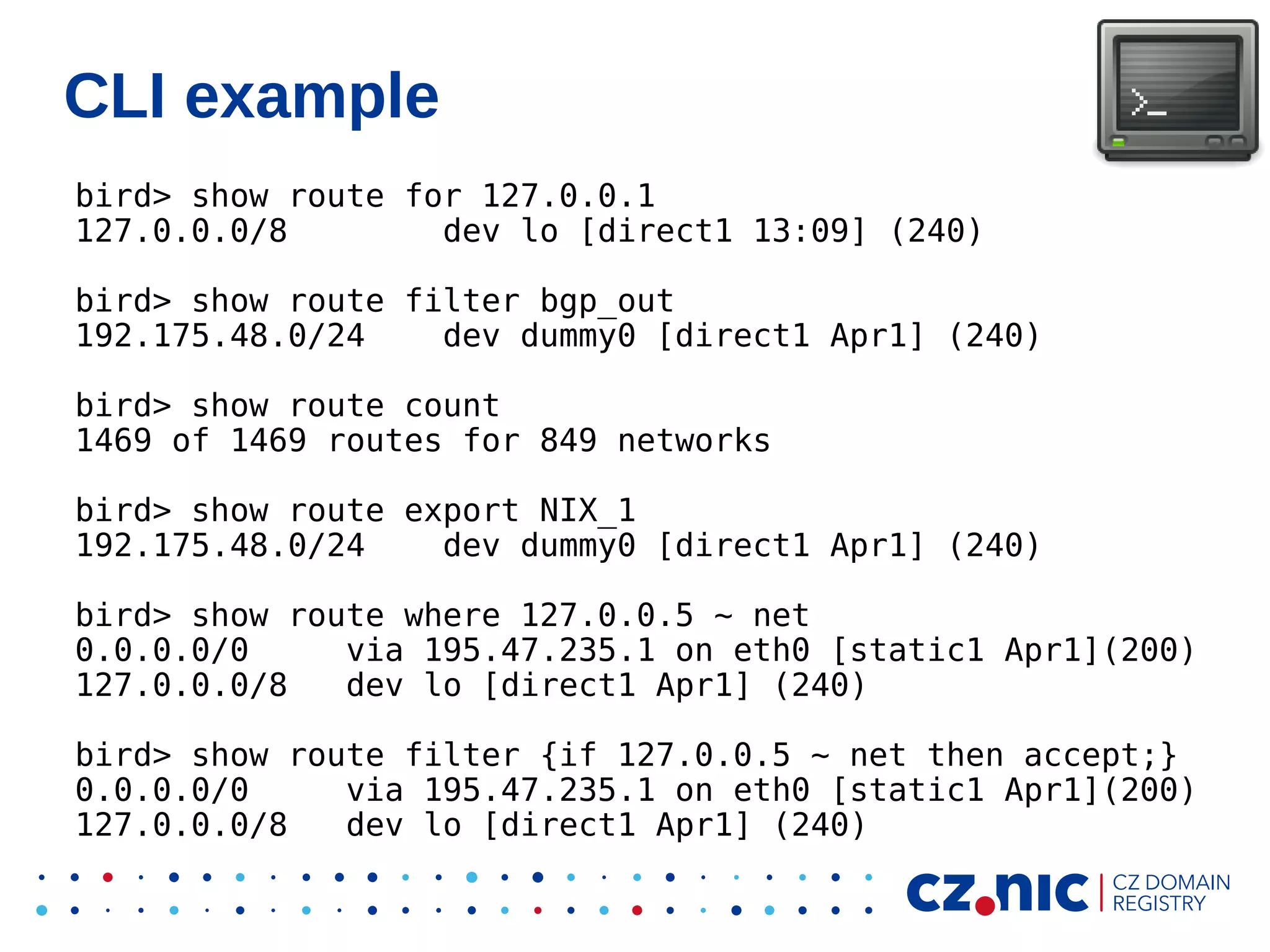 BIRD Routing Daemon | PDF