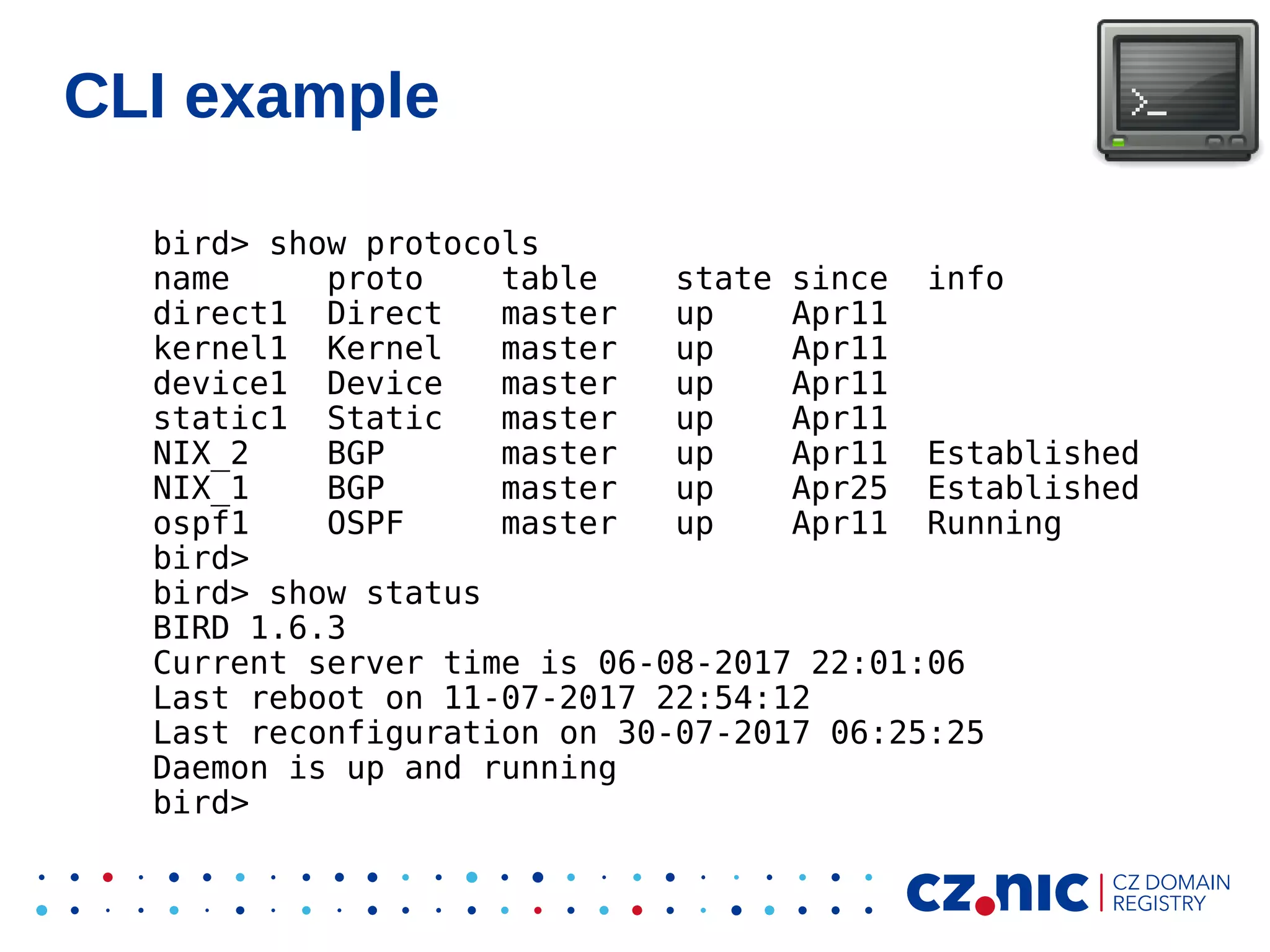 BIRD Routing Daemon | PDF