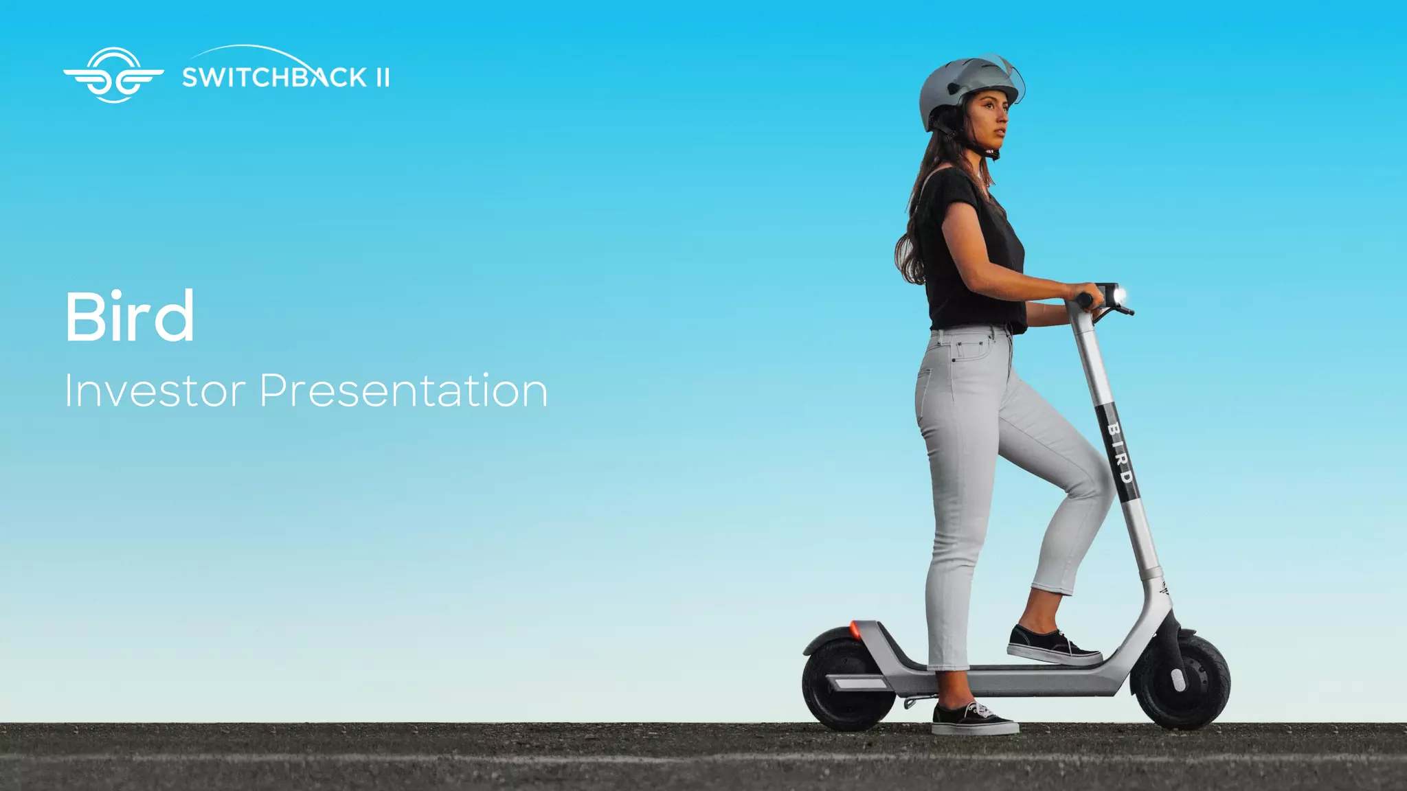 Scooter startup Bird's SPAC pitch deck | PDF