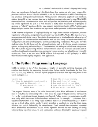 Bird05 nltk-intro | PDF | Computer Software and Applications | Computing