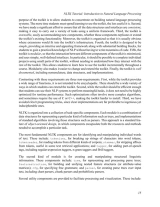Bird05 nltk-intro | PDF