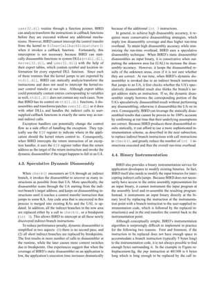 Bird binary interpretation using runtime disassembly | PDF