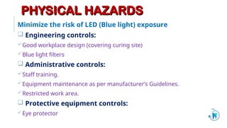Occupational hazards in dentistry- BIRDEM | PPT