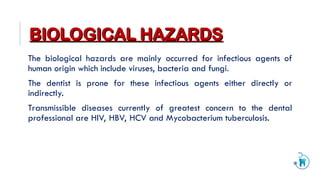 Occupational hazards in dentistry- BIRDEM | PPT