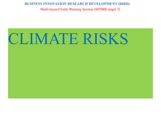 Bird georges radjou sendai framework disaster (sfdrr) | PDF