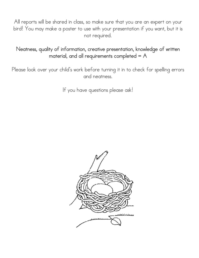 Bird habitat report | PDF