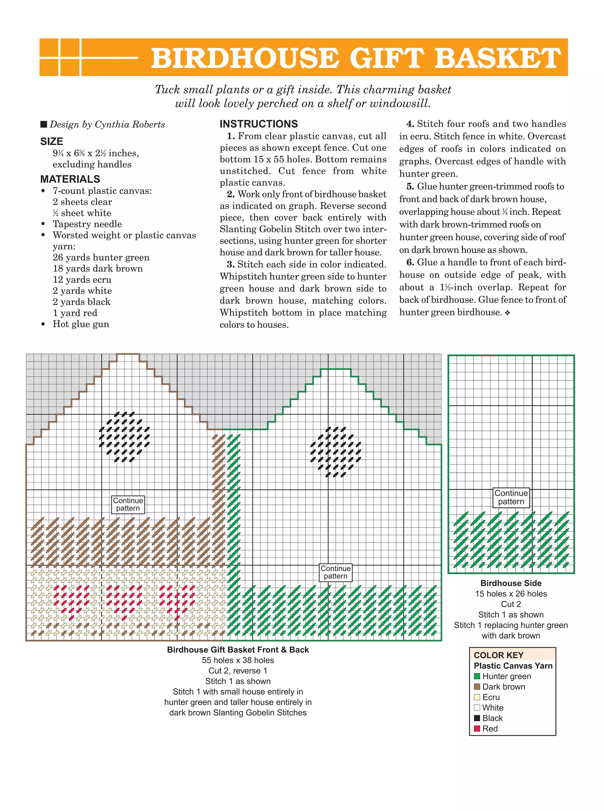 Birdhouse gift basket | PDF