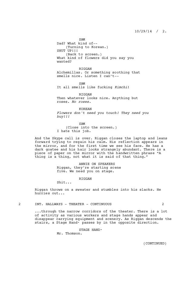 Birdman script