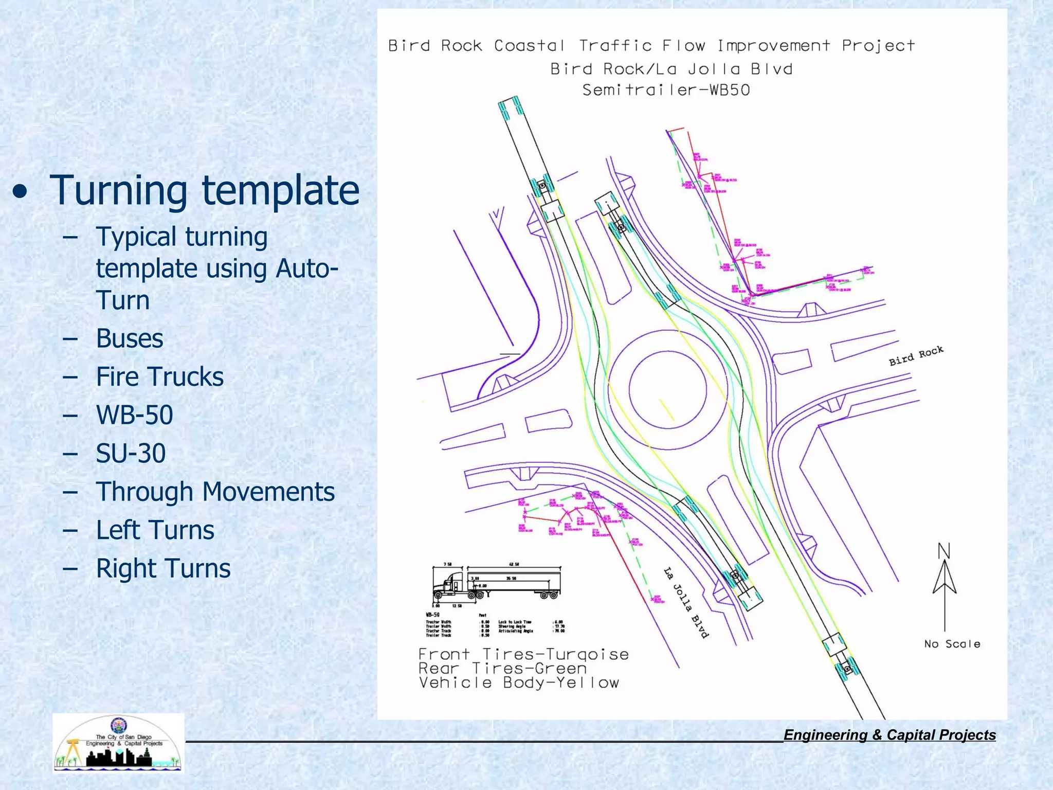 Bird Rock CA corridor with roundabouts | PPS