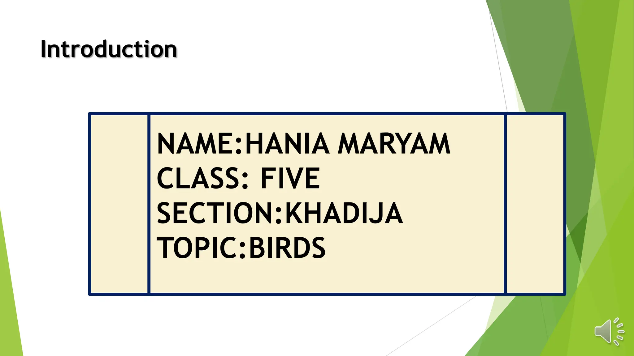 Presentation on characteristic of birds class 2 .pptx