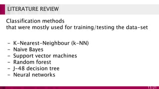 Bird species classification based on their sound | PPTX