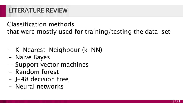 Bird species classification based on their sound | PPTX