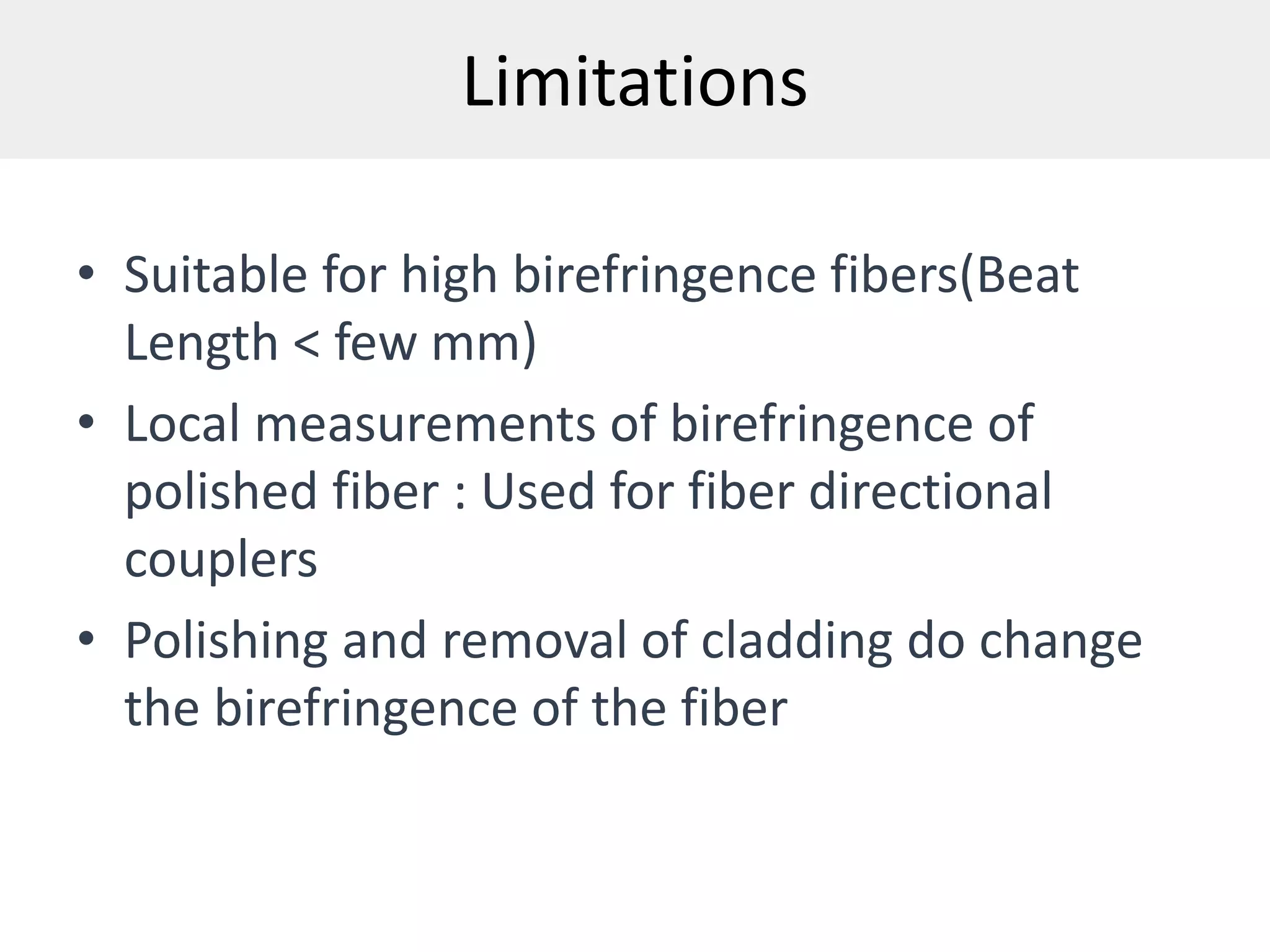Birefringence measurements