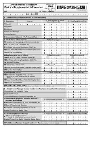 Bir form 1700 | PDF