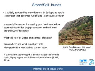 Integrated rain water management strategies in the Blue Nile Basin of ...