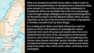 Birka and Uppåkra | PPT
