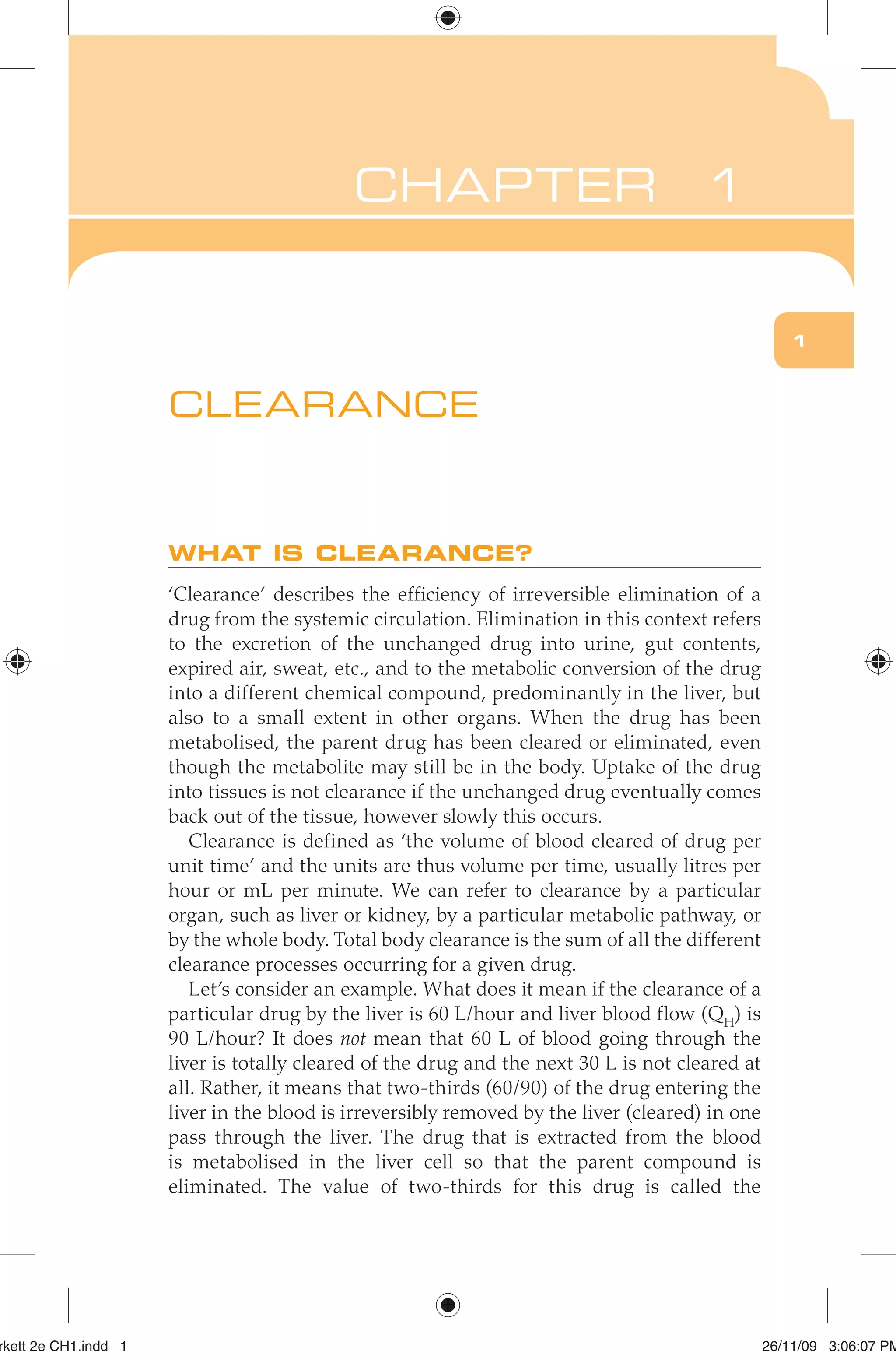 Pocket Guide: Pharmacokinetics Made Easy - sample | PDF