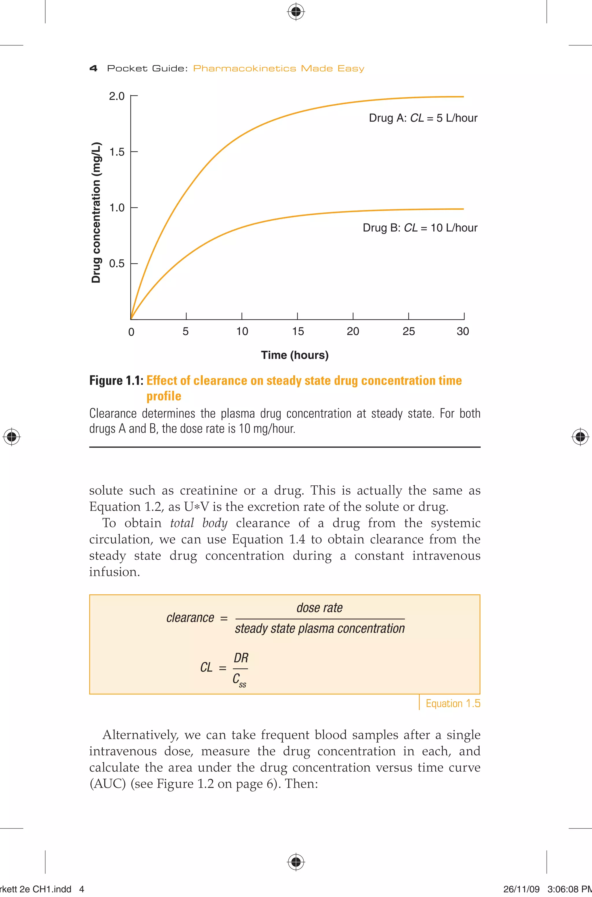 Pocket Guide: Pharmacokinetics Made Easy - sample | PDF