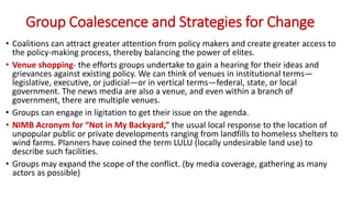 Agenda Setting. Power and Interest Groups | PPT