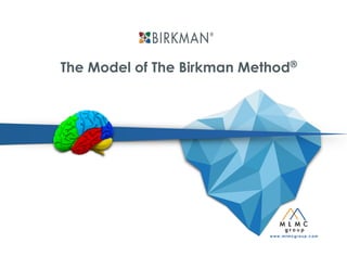 Model of The Birkman Method assessment | PDF