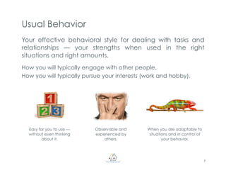 Model of The Birkman Method assessment | PDF