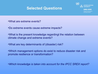 Rio+20 and the future of sustainability and disaster risk reduction | PPT