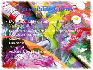 Birkman Personality Presentation | PPT | Music | Entertainment