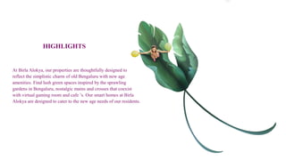 Birla Alokya Villaments Brochure | PPTX