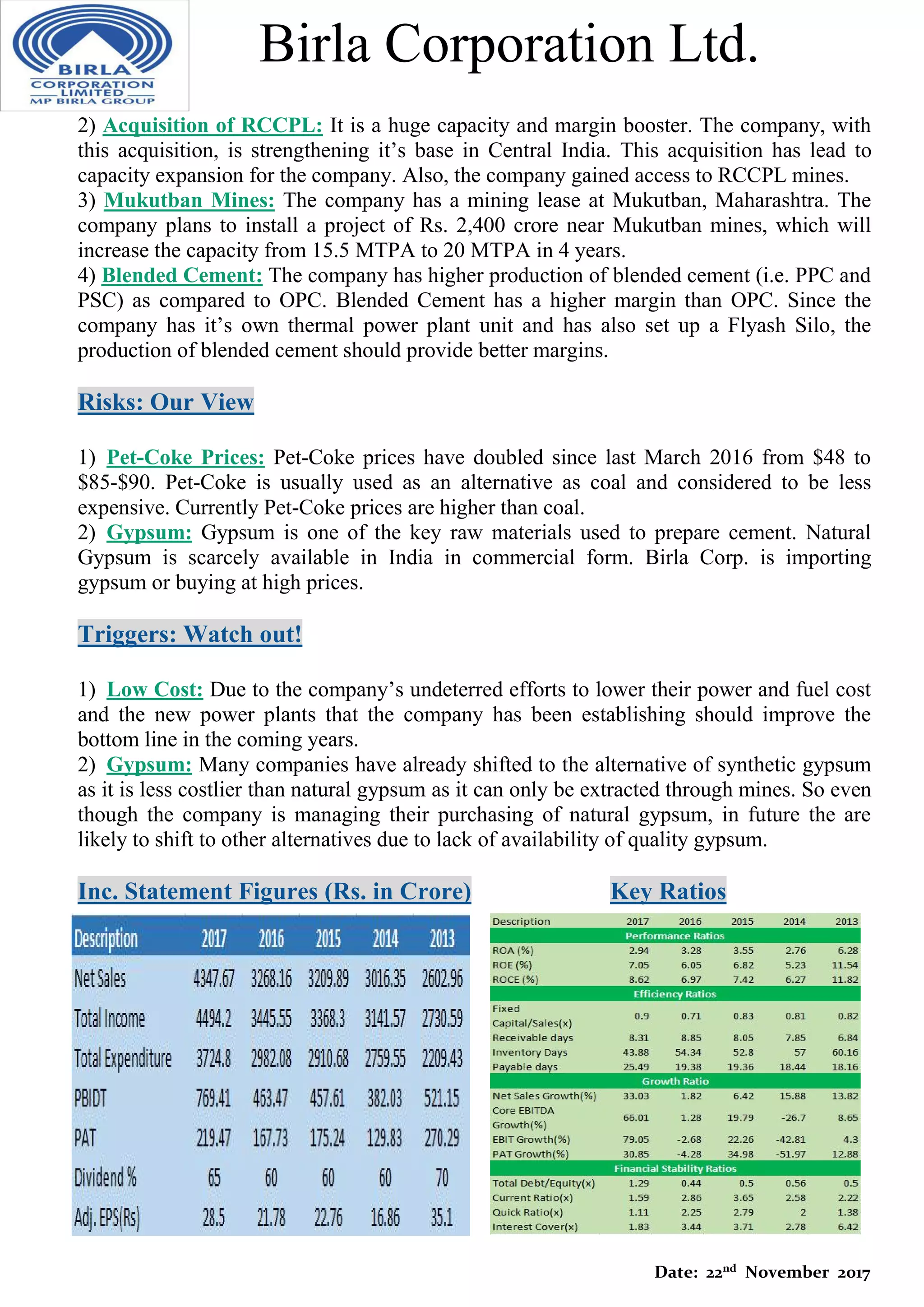 Birla corporation limited | PDF Birla corporation limited | PDF