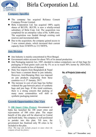 Birla corporation limited | PDF