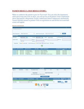 Birlamedisoft | Pathology-Software | PDF