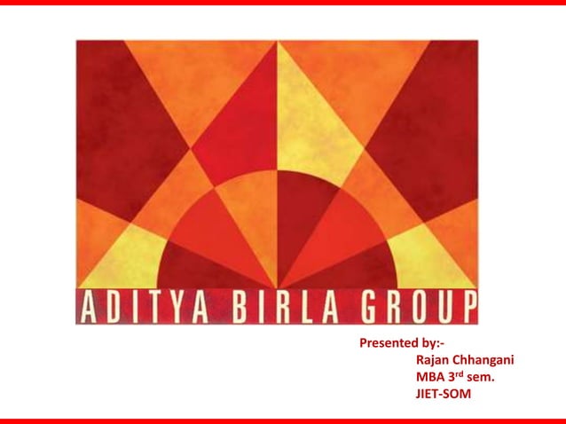 Birla white - Aditya Birla Group | PPTX
