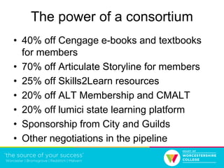 Blended learning - a whole college approach | PPTX