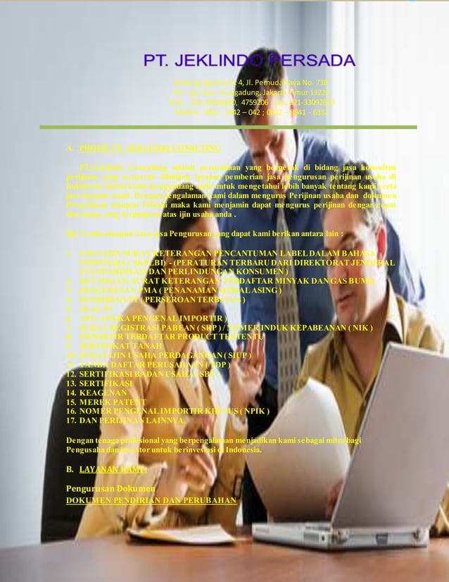 Urus IUT (Izin Usaha Tetap) – PMA / PMDN | PDF