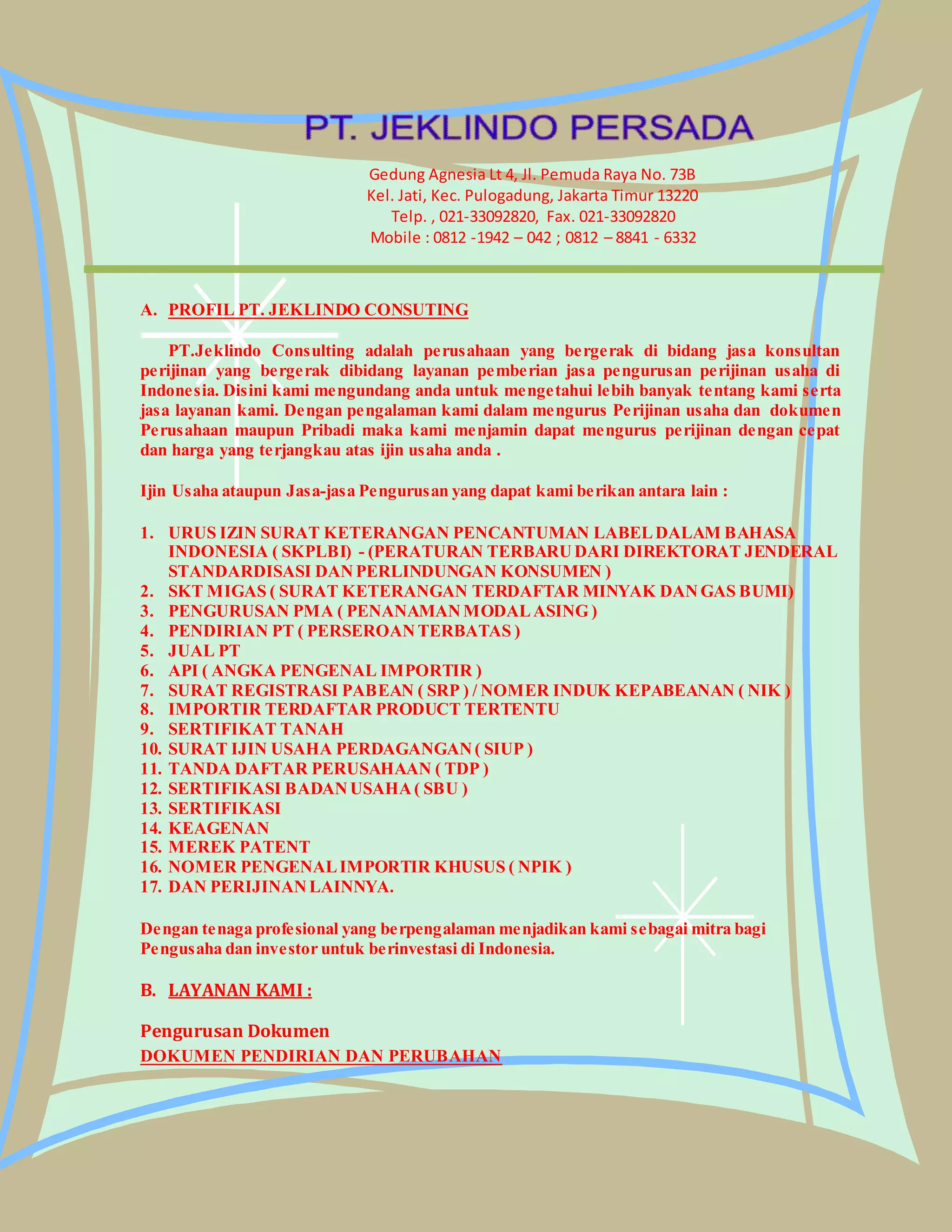 Layanan Urusu SUIP (Surat Izin Usaha Perdagangan) | PDF