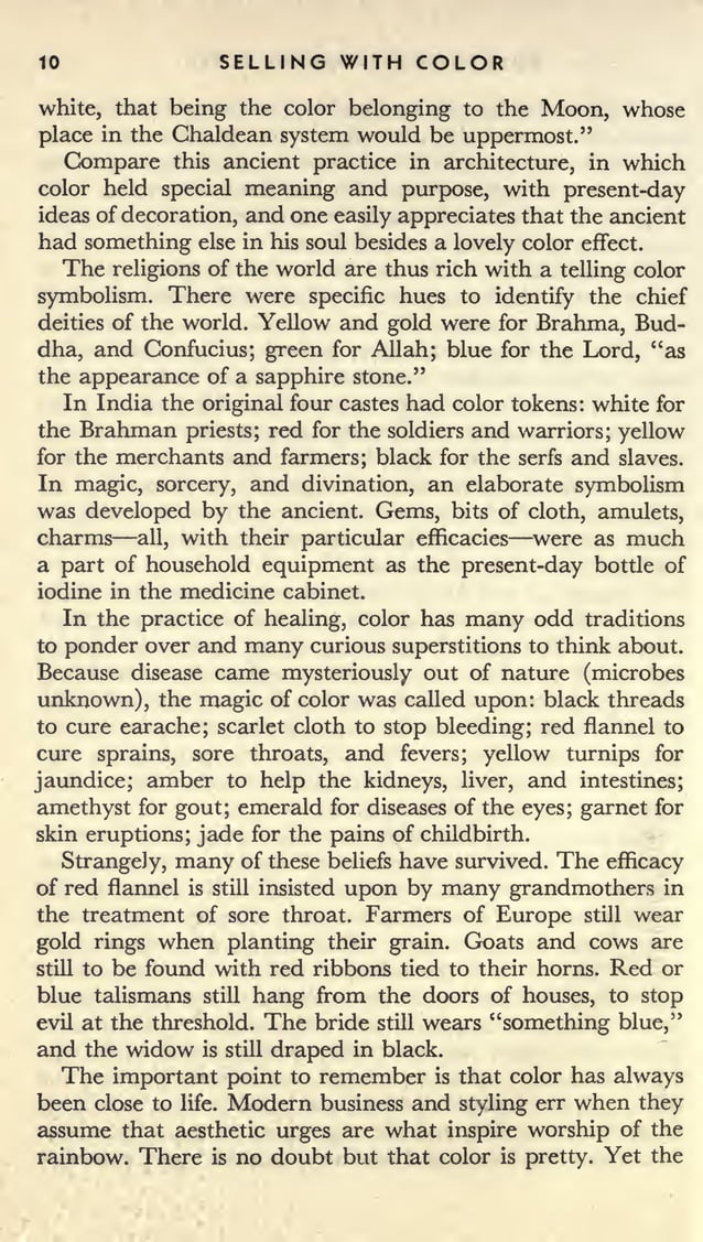 Birren, Faber (1956). Selling with Color. | PDF