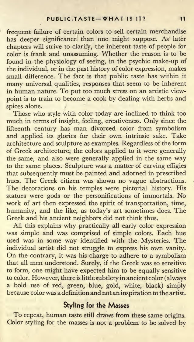 Birren, Faber (1956). Selling with Color. | PDF