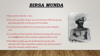 Birsa munda | PPTX