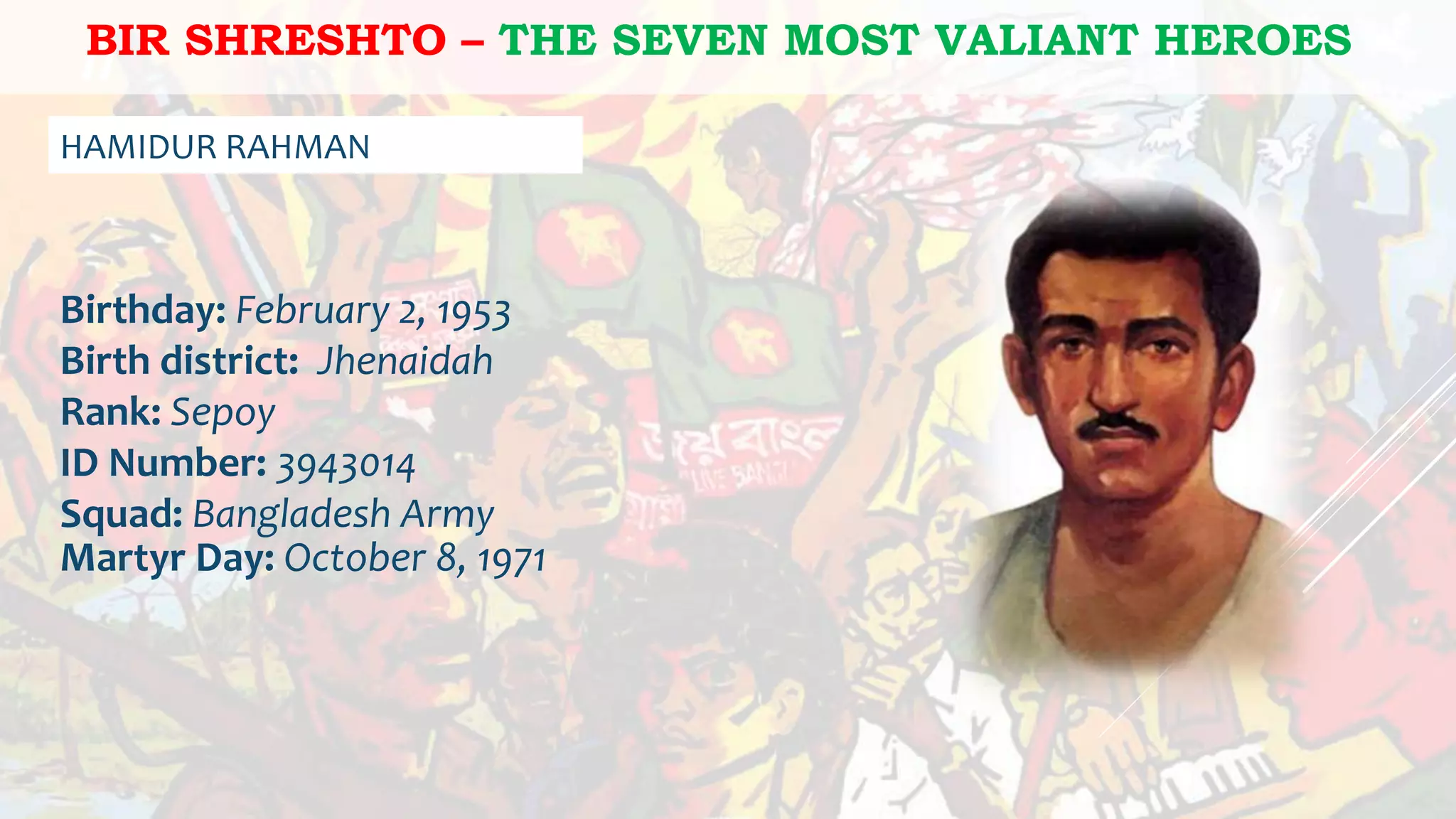 Bir sreshthos of liberation war of bangladesh | PPTX