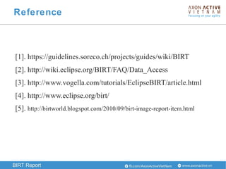 Birt Report | PPT