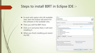 Birt (business intelligence and reporting tools) | PPTX