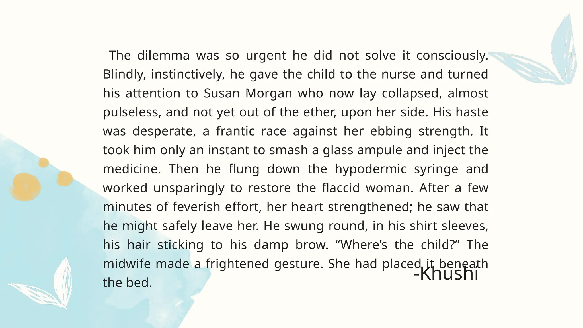 Birth Chapter Class 11 English CBSE.pptx