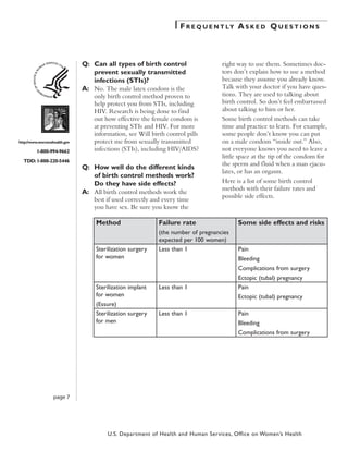 Birth control-methods (1) | PDF | Pregnancy | Reproductive Health